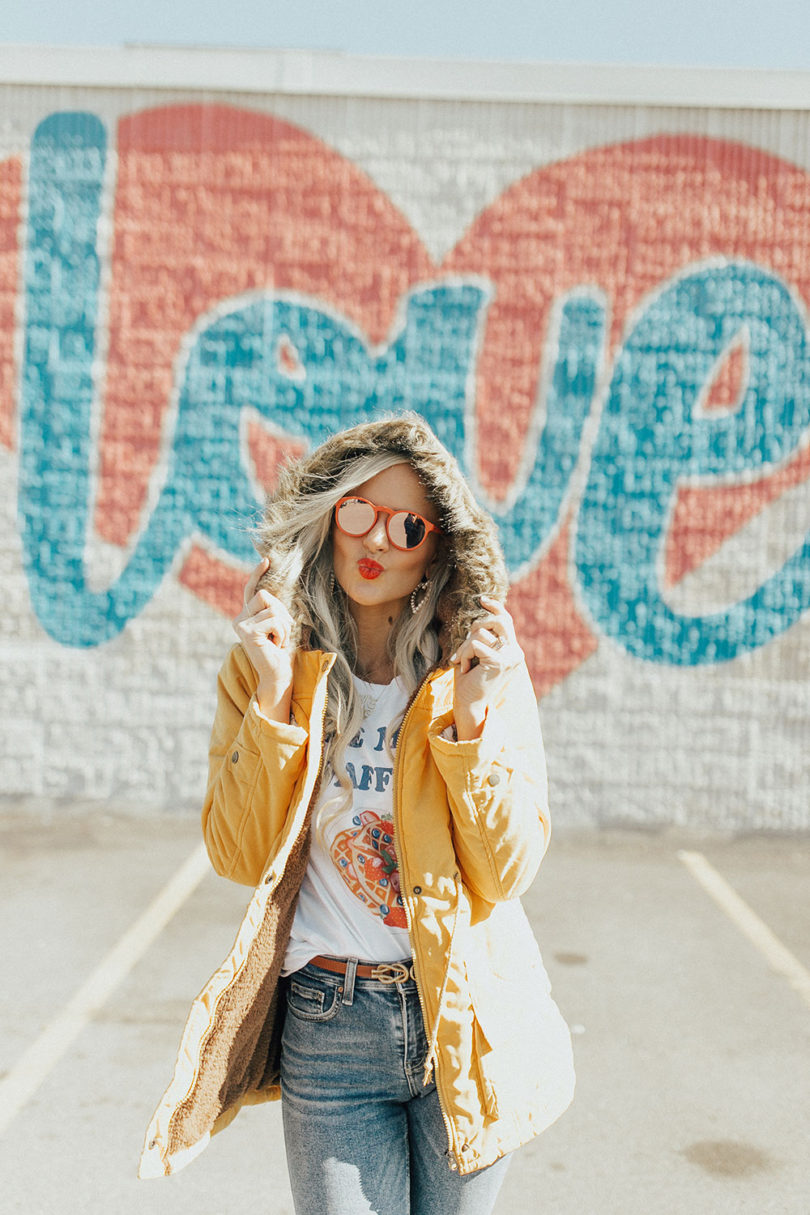 A $20 Comfy Yellow Puffer Jacket - Vandi Fair